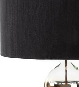 Stojící lampa se stínítkem CAROLINE černá