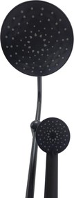 KREIS Black Sprchový set bez baterie - kulatý