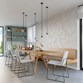 Sollux Lighting Závěsné svítidlo EDISON černé