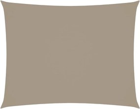 Stínící plachta oxfordská látka obdélníková 3 x 4 m taupe 135430