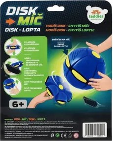 TEDDIES DiskMíč modrý 22 cm / Sportovní hračka / Kombinace létajícího