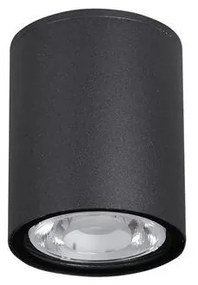 Nova Luce Venkovní stropní svítidlo CECI černý hliník skleněný difuzor Osram LED 6W 3000K 76st. IP65 Barva: Černá