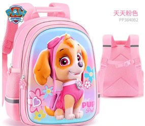 Kvalitní dívčí školní batoh s motivem "Tlapková patrola" - růžový Varianta: PA3840B2-PK-31CM