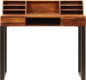 Psací stůl 110 x 50 x 94 cm masivní akácie  a ocel 247964