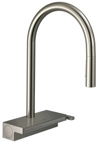 Hansgrohe Aquno Select M81 - Páková kuchyňská baterie 170, vytahovatelná sprška, 3jet, sBox, vzhled nerezu 73831800