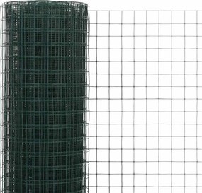 Pletivo ke kurníku ocel PVC vrstva 25 x 1,5 m zelené 143635