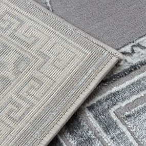 Dywany Łuszczów, Kusový koberec Bliss Z160AZ246 grey, 140x190, šedá, kancelář