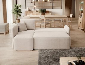 Rozkládací rohová sedačka HARISON 206x150 béžová