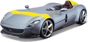 Bburago RACE+PLAY Ferrari Monza SP1 stříbrná / 1:18 / od 3 let