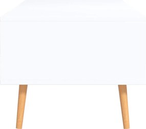 Konferenční stolek bílý a dub sonoma 100x49,5x43 cm dřevotříska 326791