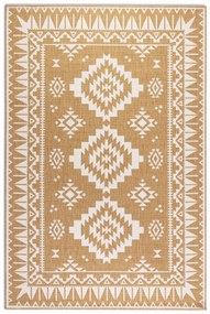ELLE Decoration, Kusový koberec Gemini 106022 Ochre z kolekce Elle – na ven i na doma, 160x230, žlutá, chodba / předsíň