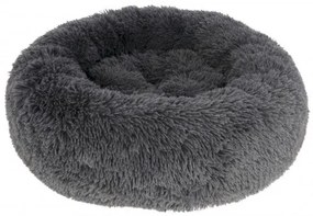 Pelíšek Pro Psa Fluffy, Tmavě Šedý, Průměr 76cm X 19cm