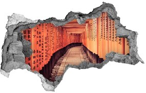 Wallmuralia Nálepka fototapeta 3D výhled Brámy Kioto 95x73 cm