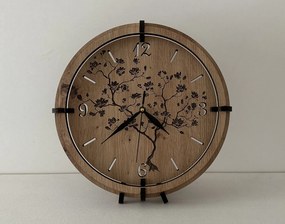 Li-Go "Azalka" Dřevěné hodiny 31 cm provedení povrchu: dub