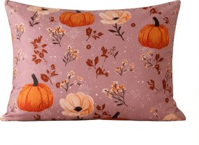 Povlak na polštář z mikrovlákna PUMPKINS ROSAVIE 50x70 cm, starorůžový