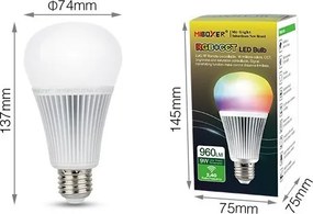 LED Solution Mi-Light MiBoxer RF LED žárovka RGB+CCT 9W E27 FUT012