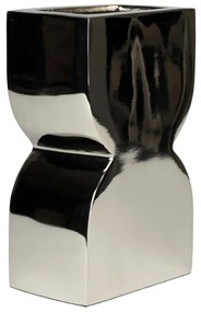 OnaDnes -20% Stříbrná kovová váza ZUIVER CONES S