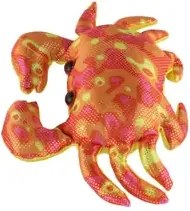 TEDDIES Mačkací antistresový krab plněný pískem / Hračka / Látka / 21