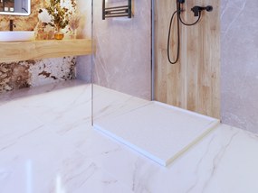 Erga Almac, SMC sprchová vanička 90 x 80 x 3 cm, bílá, ERG-GMA-AL-8090