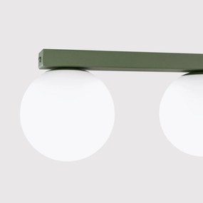 Sollux Lighting Stropní svítidlo YOLI 6 olivově zelené