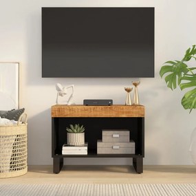 TV skříňka 60 x 33 x 43,5 cm masivní mangovníkové dřevo - Default Title