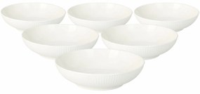 Sada 6 porcelánových hlubokých talířů Linie 20 cm