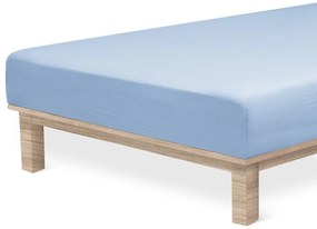 4Home jersey prostěradlo Luxury modrá, 90 x 200 cm