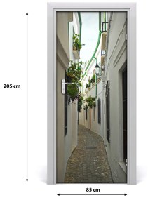 Fototapeta samolepící dveře Andaluzie uličky 85x205 cm