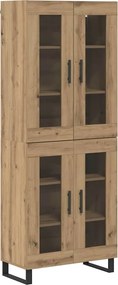 Vysoký bufet 2 ks Artisanový dub 69,5 x 34 x 180 cm 3403196