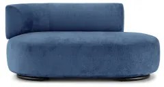 K-Wait Chaise lounge  Chenille levá područka světle modrá Kartell