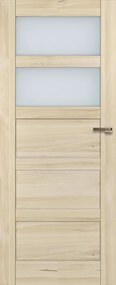 Interiérové dveře vasco doors BRAGA model 3 Průchozí rozměr: 80 x 197 cm, Orientace dveří: Pravé dveře, Dekor: Dub Viking