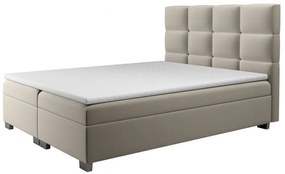 MARS KANADA 180x200 moderní boxspring postel s úložným prostorem béžová 180 x 116 x 213 cm