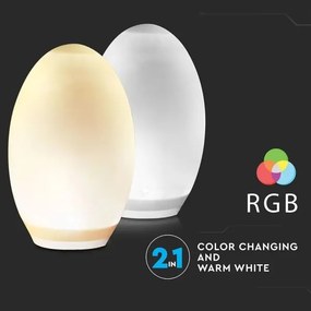 LED RGB Dekorační solární lampa 0,2W/1xAA IP44 500 mAh
