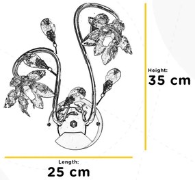 ONLI - Nástěnné svítidlo NINFEA 2xG9/6W/230V