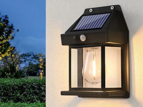 Verk Group Solární lampa se soumrakovým senzorem pohybu 3 režimy vodotěsná 600 lm