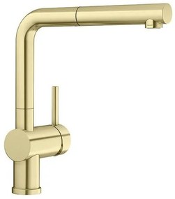 Dřezová baterie Blanco LINUS-S s výsuvnou sprškou saténově zlatá 526684