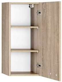 Aqualine, ZOJA/KERAMIA FRESH skříňka horní 35x76x23cm, dub platin, 50336
