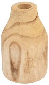 Hogewoning Dřevěná sloupová váza 19 cm