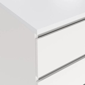Bílá komoda 77x121x50 cm Naia – Tvilum