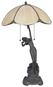 Stolní lampa Tiffany Woman – 41x70 cm