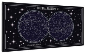 Klarstein Wonderwall Air Art Smart, infračervený ohřívač, 120 x 60 cm, 700 W, mapa oblohy