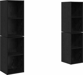 Sestava TV skříněk 4 ks Černý dub Kompozitní dřevo 3393562