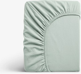 Goldea bambusové elastické prostěradlo - šalvějové 90 x 200 cm