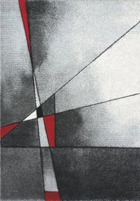 Kusový koberec Brilliance grey/red 21807-951 160 x 230 cm