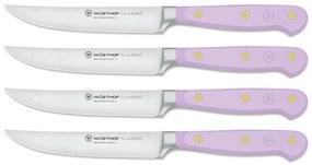Wüsthof CLASSIC Colour Sada 4 nožů na steaky 12 cm Purple Yam 1061760402