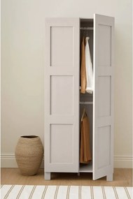 Šedobéžová závěsná šatní skříň z MDF 80x190x61 cm Ben – Ellos Home
