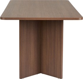 Jídelní stůl v dekoru ořechu 90x180 cm Linza – Kalune Design