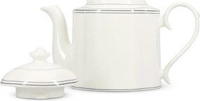 Bílá konvice na čaj z kostního porcelánu 1,3 l Odette – S|P Collection