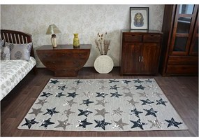 Kusový koberec PP Hnězdy hnědý 80x150cm