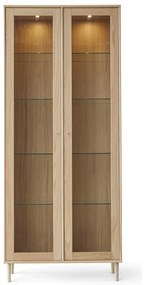 Vitrína s osvětlením v dekoru dubu 89x206 cm Mistral - Hammel Furniture